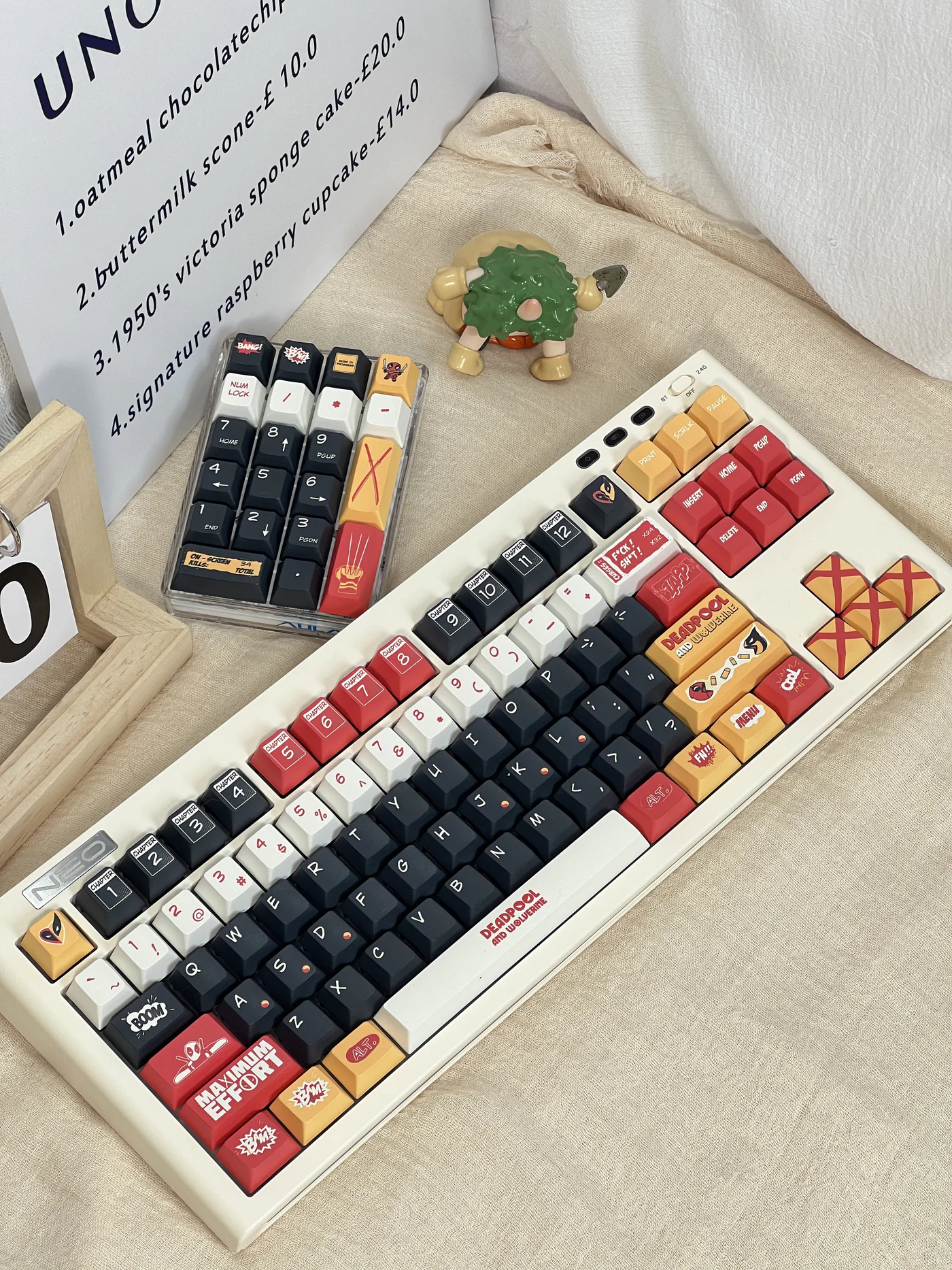 Deadpool & Wolverine | Cherry Profile | PBT Keycap Set – AltTabDesk